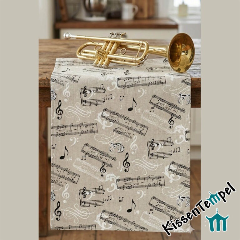 Geschirrtuch mit Musiknoten | KissenTempel